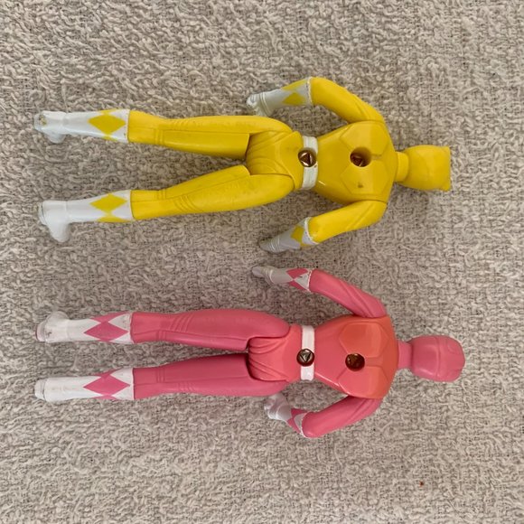 Other | Vintage 9s Mighty Morphin Power Rangers Barbietype Dolls ...